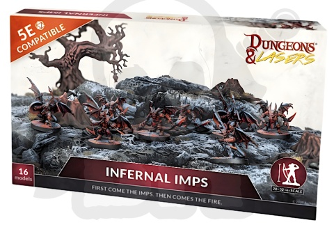 Battle-Models > Dungeons & Lasers - Infernal Imps - Piekielne Impy